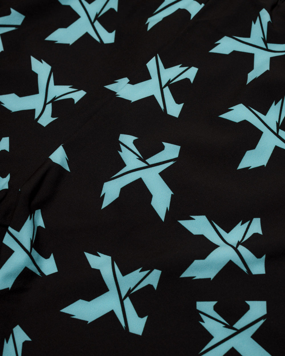 Excision 'Sliced' Logo Swim Shorts