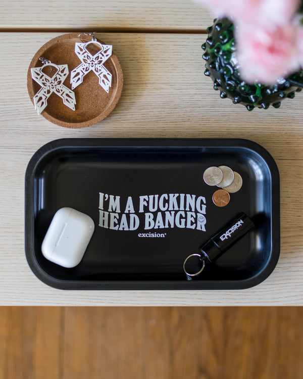 Excision 'Headbanger' Accessory Tray (Black/White)