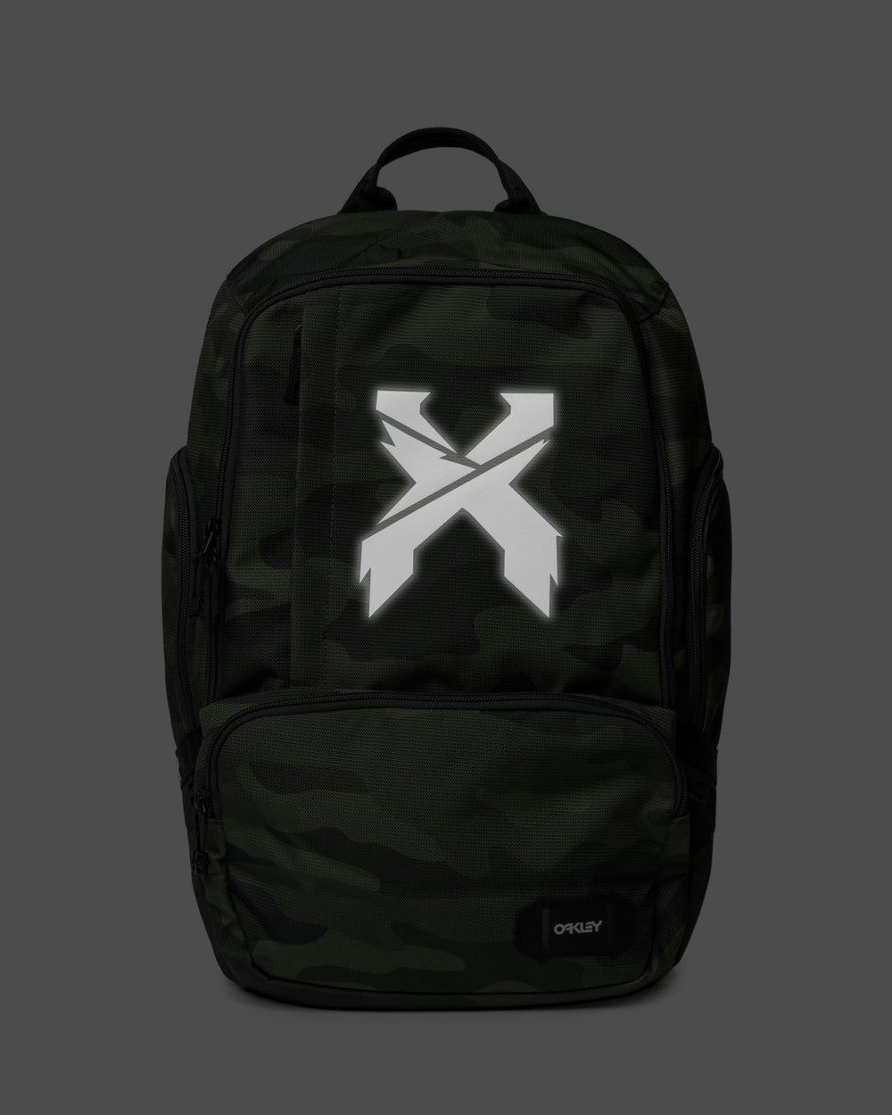 Excision 'Sliced' Logo Reflective Oakley Backpack (Camo)